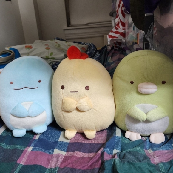 Toys | Kawaii Sumikko Gurashi Plushie Green Penguin Round 1 Round One ...